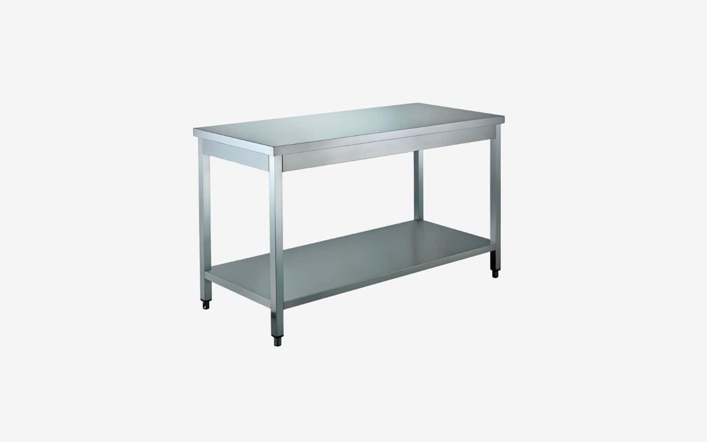 Noleggio Tavolo inox aperto 150x70 cm Design Moderno e Resistente ...