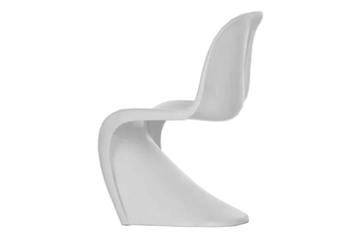 Noleggio Sedia Panton Chair Bianca per interni ed esterni - modorent