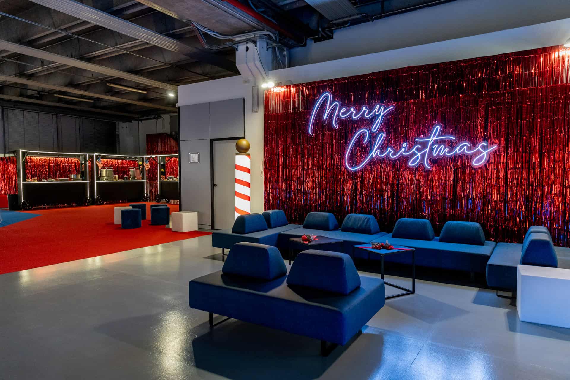 Noleggio Divano Lounge Blu
